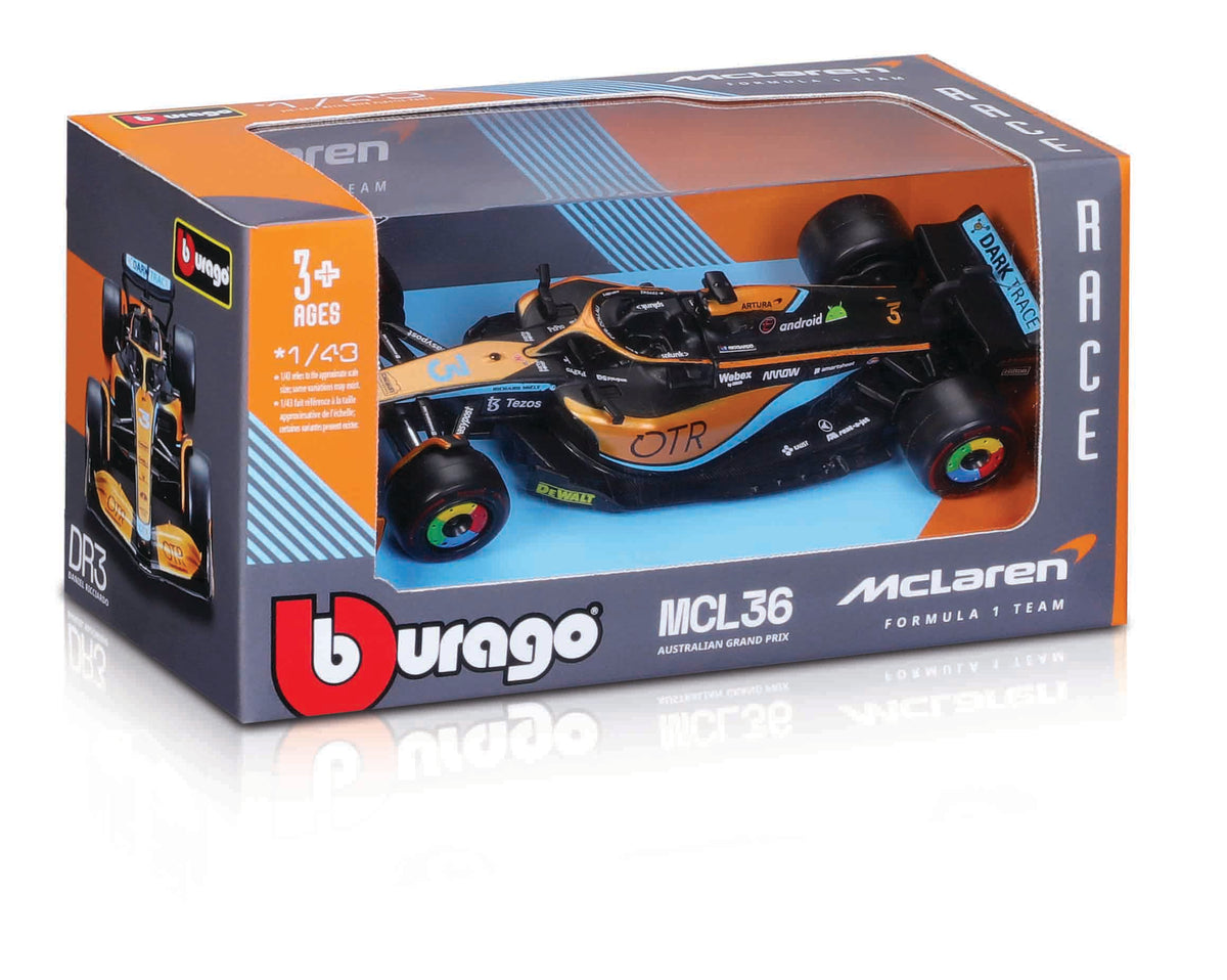 Auto Race Formula - 1:43 - Burago - BGO-18-60008 - (X1) – Adhek Chile
